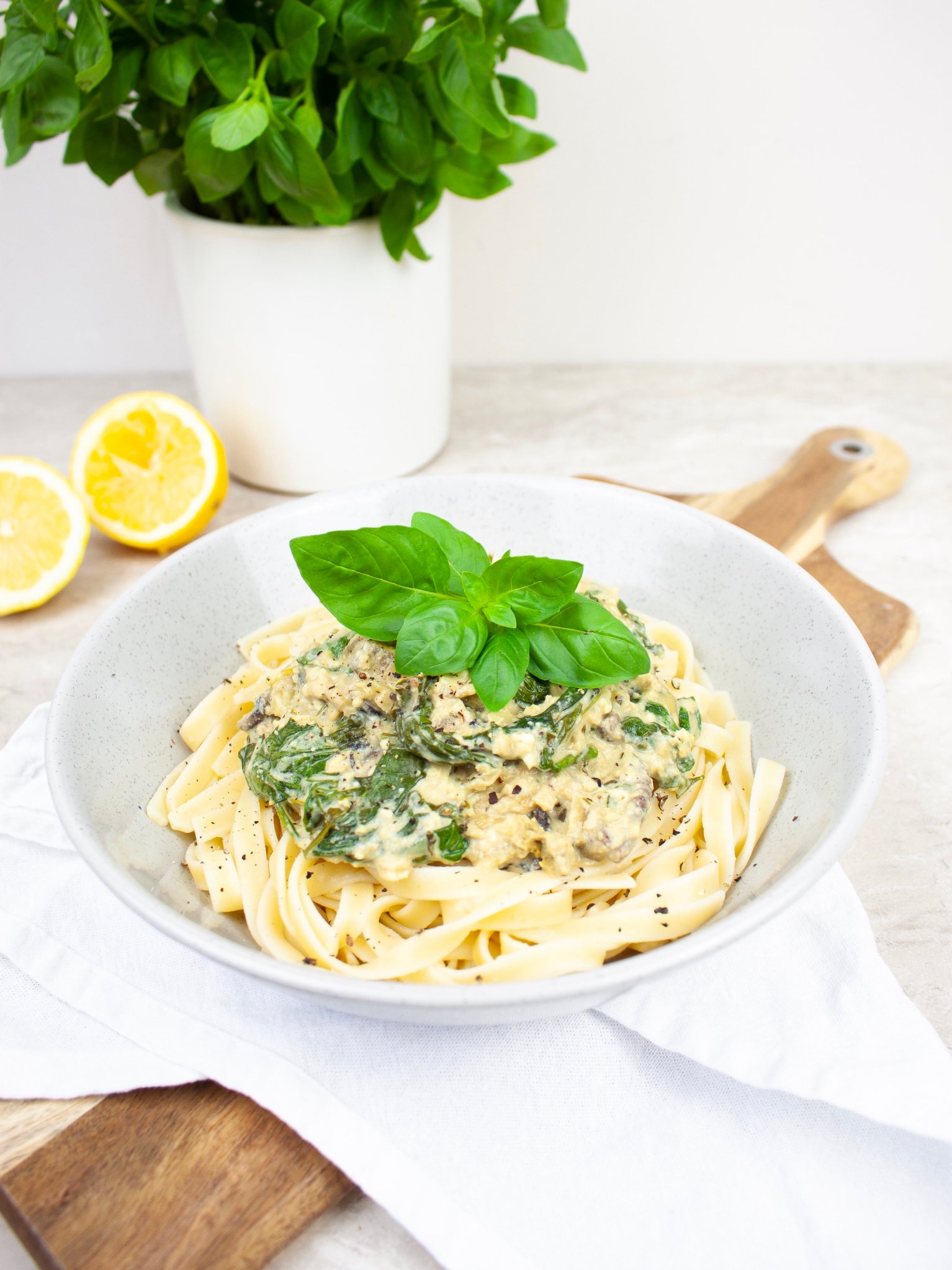 Zesty, Cheezy Vegan Fettuccine – Soulful Vegan Cooking